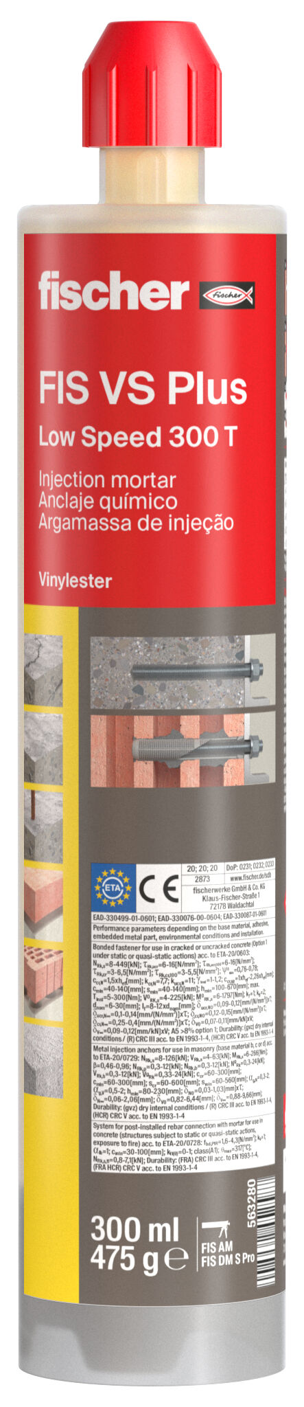 Injection mortar FIS VS Plus 300 T - Fasteners King Pvt Ltd | INDIA's ...